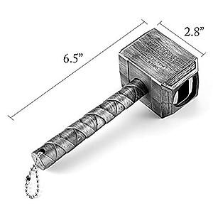 VNFLY Magnetic Hammer Shaped Beer Opener, Beer Gifts Bottle Opener for Men, Husband, Dad, Grandpa, Boyfriend (Silver)