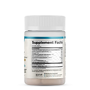 Natural Blood Builder Iron Supplements, 21mg Iron Pills to Increase Energy, Metabolism & Digestion, Absorbs Quickly Vitamins Organic Nutrients (60 Capsules)