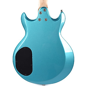 Ibanez AX 6 String Solid-Body Electric Guitar, Right, Metallic Light Blue, Full (AX120MLB)