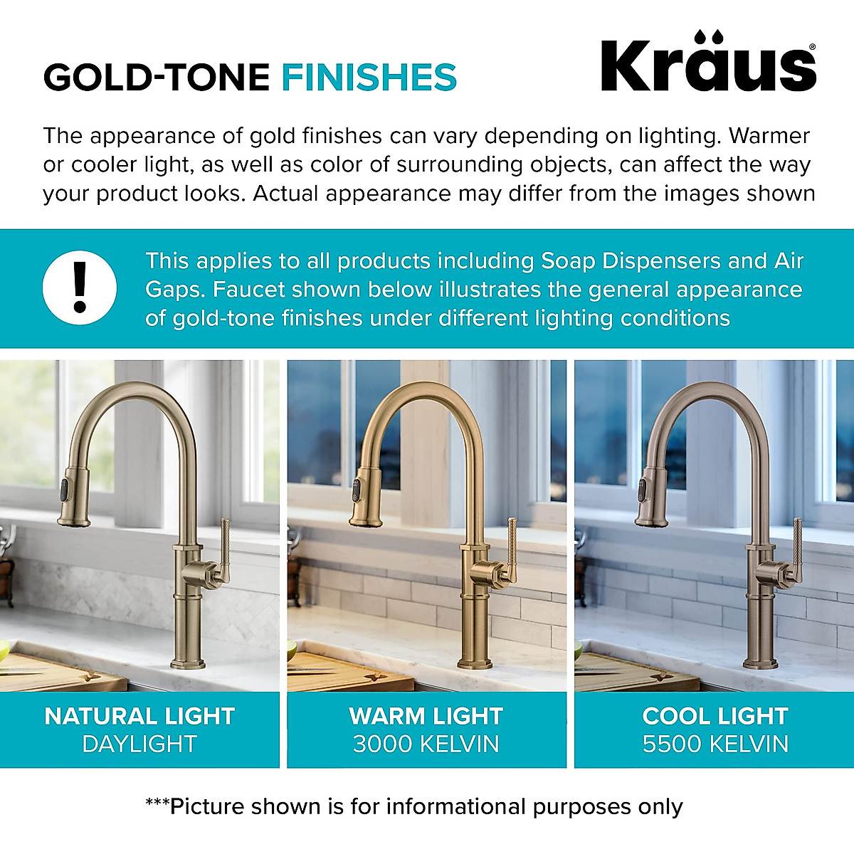 KRAUS Bolden Commercial Style 2-Function Single Handle Pull Down Kitchen Faucet in Brushed Gold, KPF-1610BG