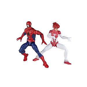 Spider-Man Marvel Legends Series 6-inch and Spinneret Action Figure 2-Pack, Includes 10 Accessories