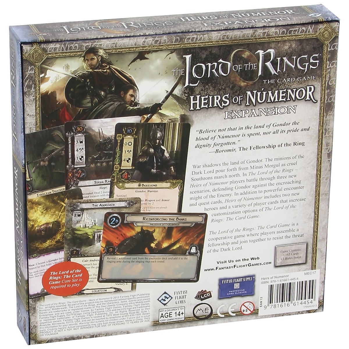The Lord of the Rings The Card Game Heirs of Numenor DELUXE EXPANSION - Cooperative Adventure Game, Strategy Game, Ages 14+, 1-4 Players, 30-120 Min Playtime, Made by Fantasy Flight Games