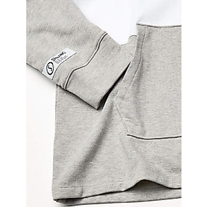 Spalding Men's Retro Varsity Pullover Sweatshirt, Light Heather Gray, XS