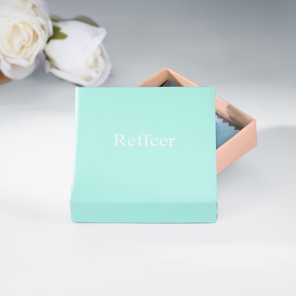 Reffeer Solid 925 Sterling Silver Bow Stud Earrings for Women Teen Girls Bowknot Stud Earrings Drops (A-Silver)