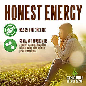 Crio Bru 2 Pack 10 oz Light Roast Bundle | Organic Healthy Brewed Cacao Drink | Great Substitute to Herbal Tea and Coffee | 99% Caffeine Free Gluten Free Keto Whole-30 Honest Energy (10oz (2 Pack))