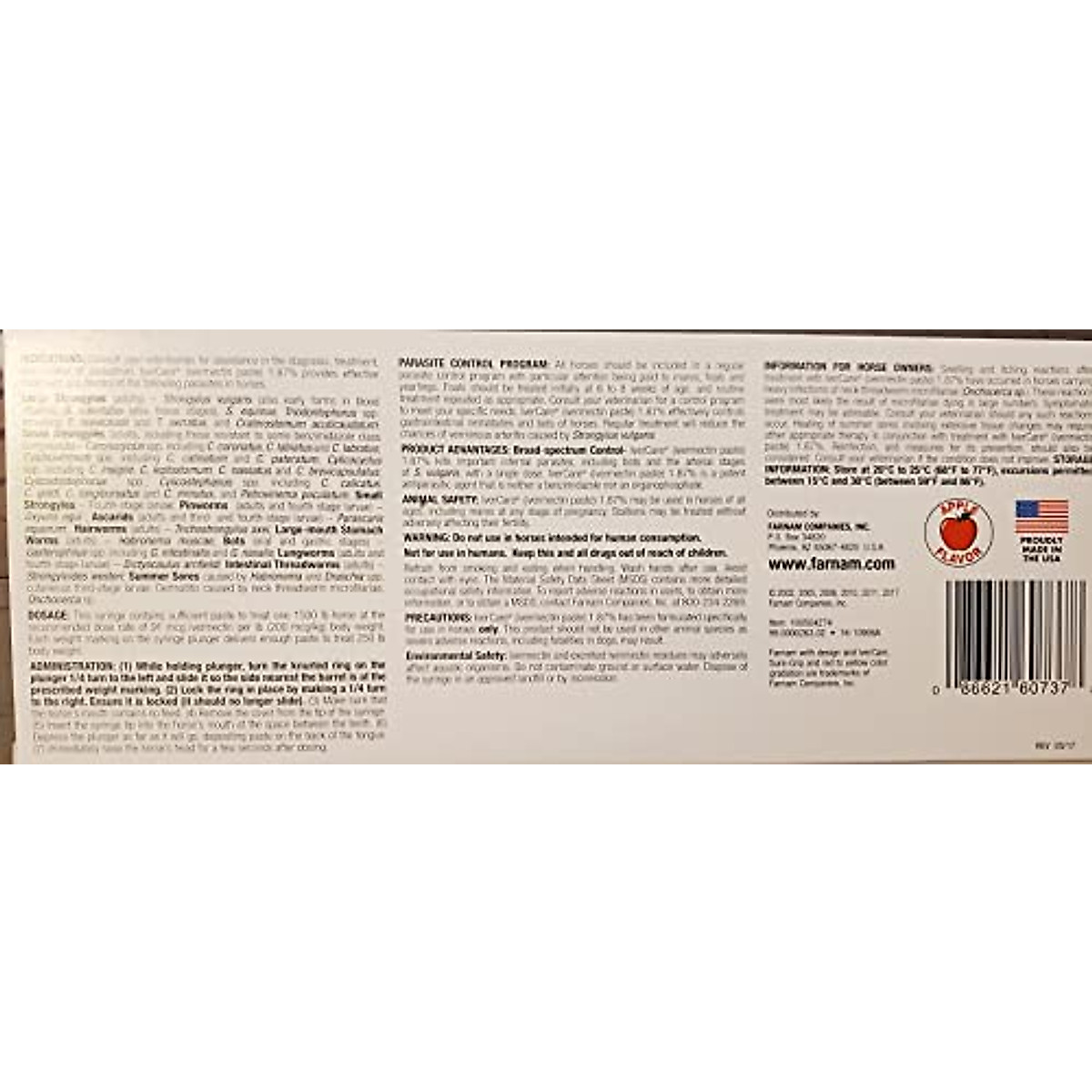 Farnam Ivercare Dewormer Paste, 6-Pack