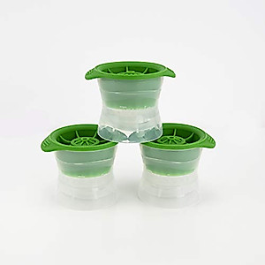 Tovolo Golf Ball Ice Molds (Set of 3) - Slow-Melting, Leak-Free, Reusable, & BPA-Free Craft Ice Molds/Great for Whiskey, Cocktails, Coffee, Soda, Fun Drinks, and Gifts