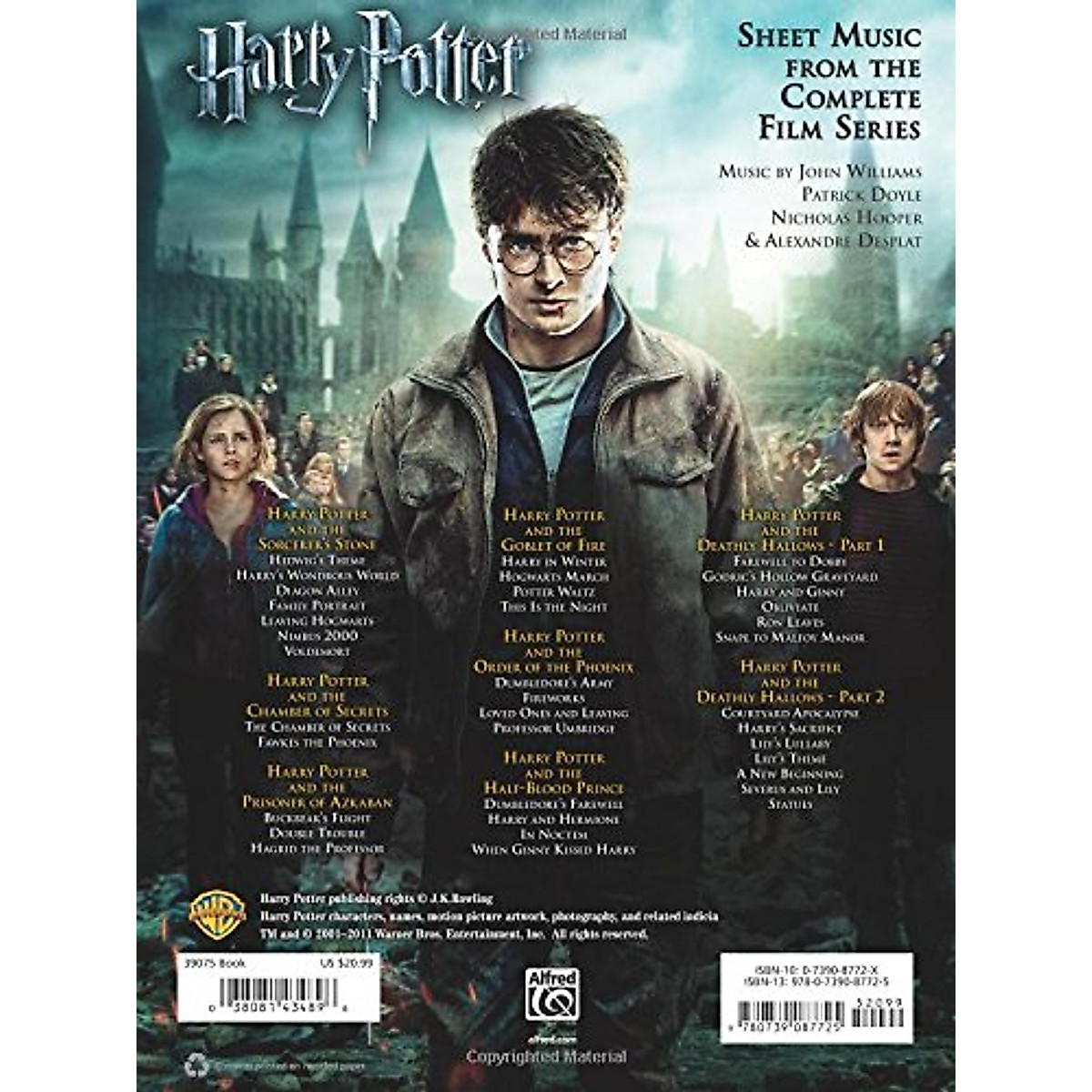 Harry Potter -- Sheet Music from the Complete Film Series: Easy Piano