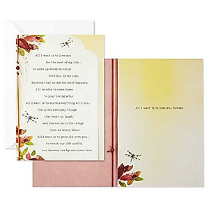 Hallmark Love Card or Anniversary Card (Love You For the Rest of My Life) (429RZB1325)