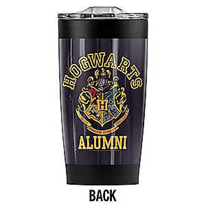 Logovision Harry Potter Alumni Crest Stainless Steel Tumbler 20 oz Coffee Travel Mug/Cup, Vacuum Insulated & Double Wall with Leakproof Sliding Lid | Great for Hot Drinks and Cold Beverages