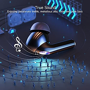 Bscame ANC Bluetooth Headphones in Ear Wireless Earbuds Wireless Earphones Sport Noise Cancelling Bluetooth 5.2 Touch Buttons Waterproof for Sports Fitness