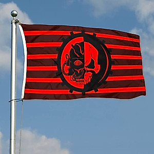 Cayyon Adeptus Mechanicus Flag Banner Outdoor Indoor Decoration Flag 3x5Feet Double Stitched Polyester with Brass Grommets