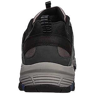 Skechers Men's Selmen-Enago Trail Oxford Hiking Shoe, Grey, 9.5 Extra Wide US
