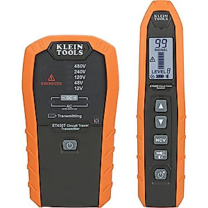 Klein Tools ET450 Advanced Circuit Breaker Finder and Wire Tracer Kit for Energized and Non-Energized Breakers, Fuses, and Wires