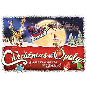 Late for the Sky: Christmas-Opoly, Festive Twist on one of the Most Well Known Board Games, Christmas Theme to Celebrate the Season, For 2 to 6 Players
