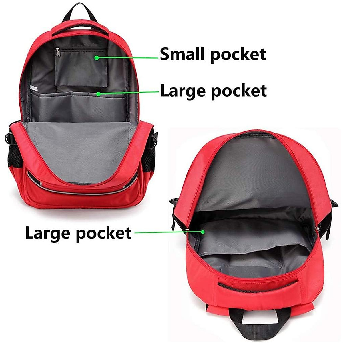 Camoredy First Aid Bag Empty Red Emergency Medical Bag First Responder Trauma Multi-Pocket Traveling Field Trips Camping Essentials (RED-1PCS)
