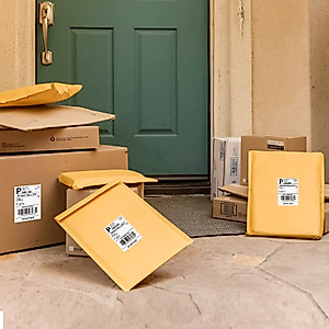 4"x 6" Direct Thermal Large Shipping Labels (500 Fanfold) Work with Rollo, MUNBYN, iDRPT, Polono, Zebra Desktop Thermal Printer, Commercial Grade Permanent Adhesive Mailing Postage Paper Label