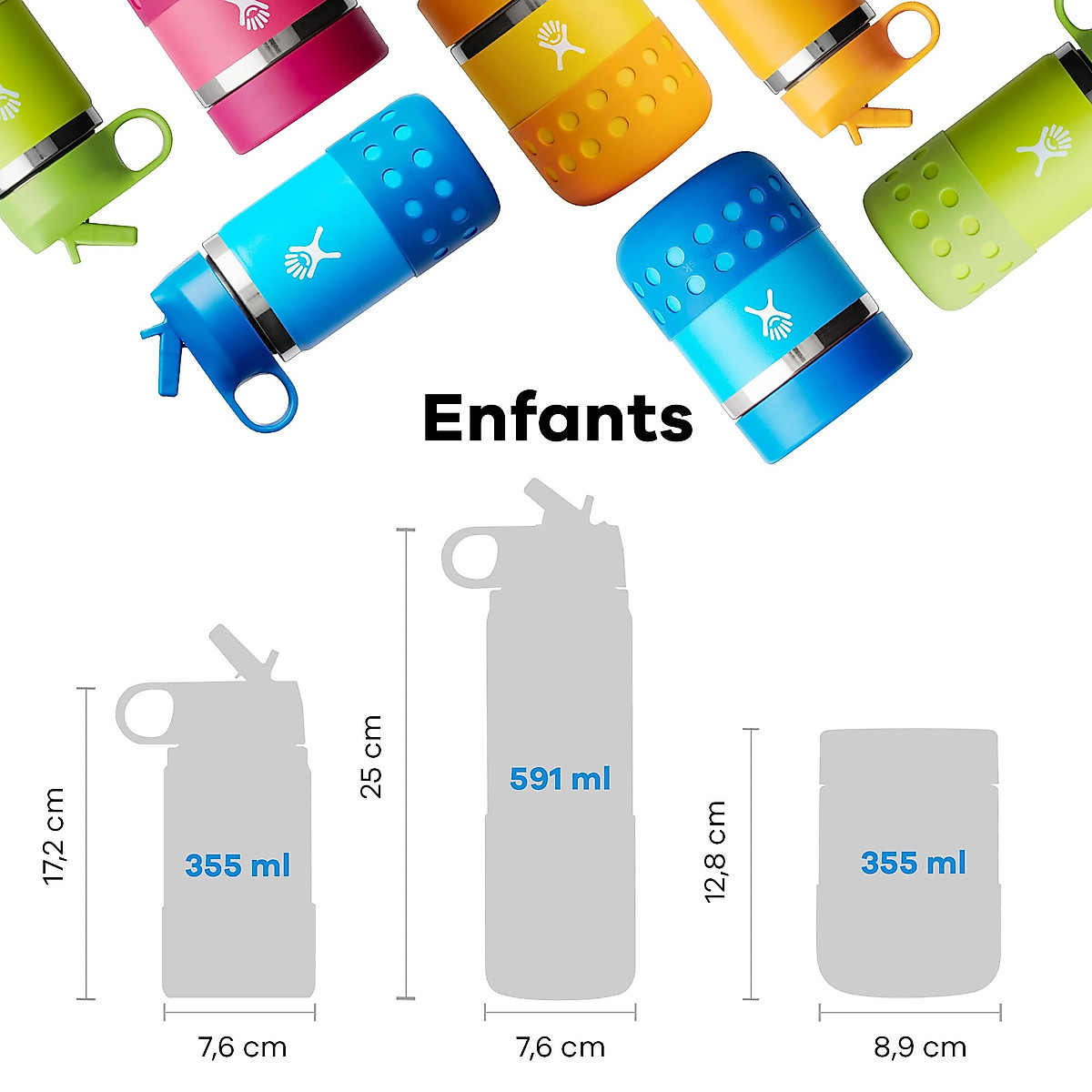 Hydro Flask 12 oz Kids Insulated Food Jar And Boot Lake