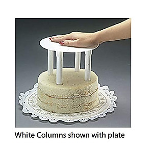 Oasis Supply, Coast SPS Single Plate Separator, Stacking System, Cake Columns (White, 7")