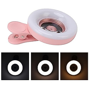 Phone Camera Lens, Universal 15X Macro Lens Kit with LED Light and Travel Case, Clip on Cell Phone Lens Attachments for Most Smartphones, for Video, Live Show, Vlog, Photography