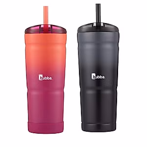 Bubba Brands 2149490 Tumbler, 24 Ounce (Pack of 2), Pink Sorbet & Licorice