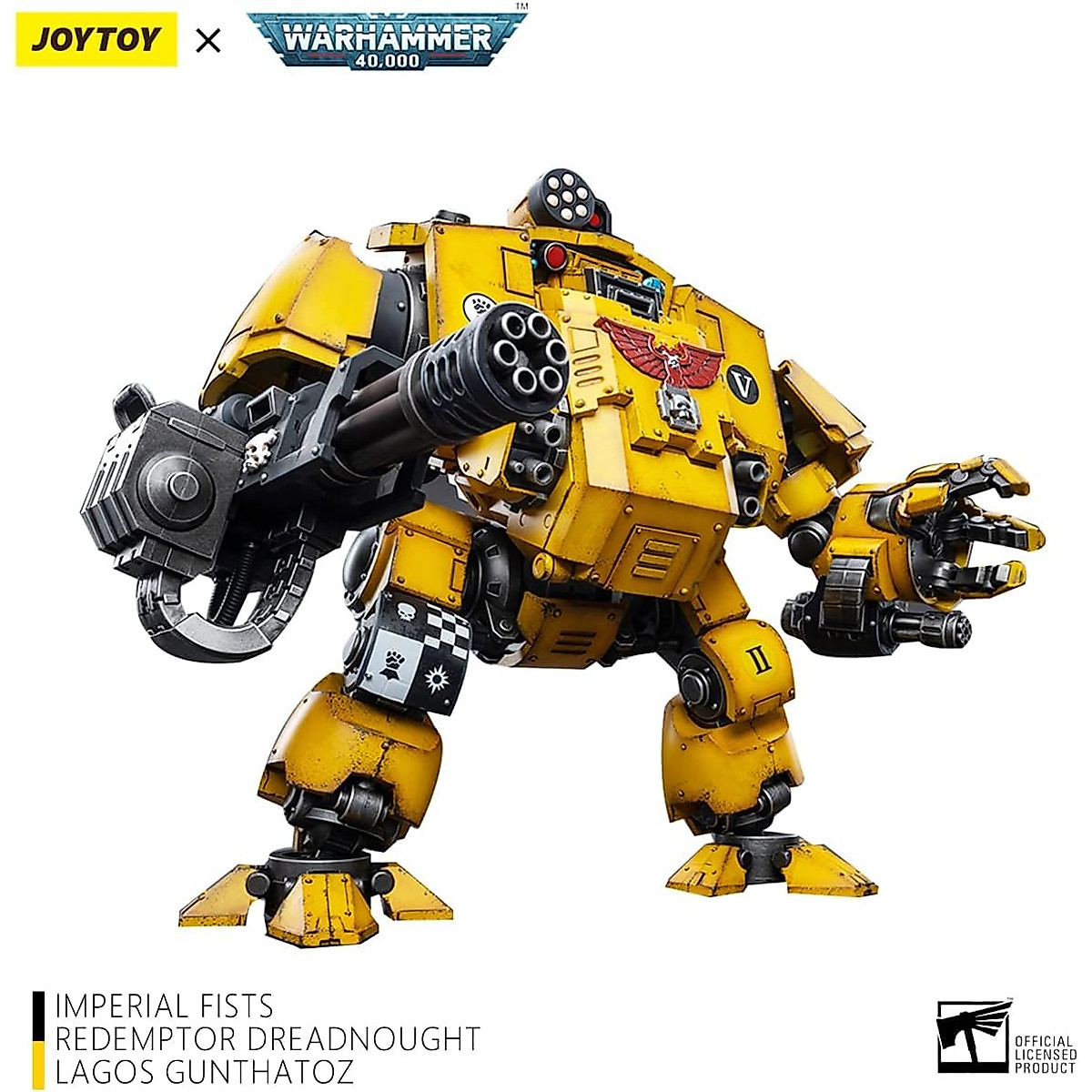 JOYTOY Warhammer 40K Mecha 1/18 Action Figures Imperial Fists Redemptor Dreadnought Lagos Gunthatoz