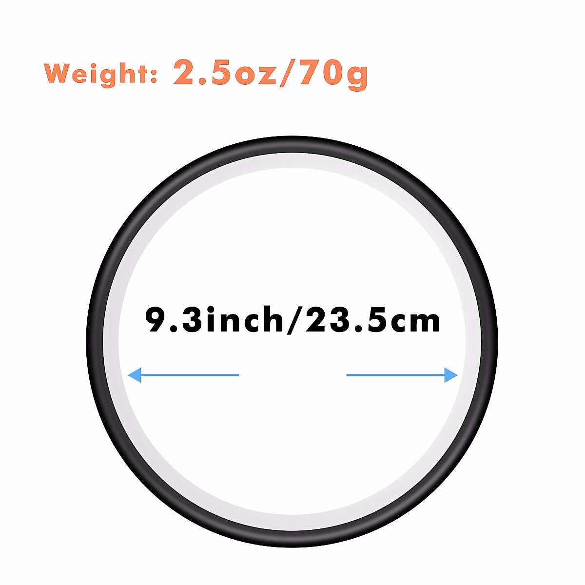 3 Pack Lid Latch Strap Rubber Band, Lid Securing Strap for Crockpot, Reusable Universal Lid Strap 6,7,8 Quart for Hamilton Beach Slow Cooker, Casserole, Pots, Pans(Black)