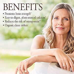 Garden of Life mykind Organics Plant Calcium Supplement Made from Whole Foods with Magnesium, Vitamin D as D3, and Vitamin K as MK7, Gluten-Free - 60 Day Count