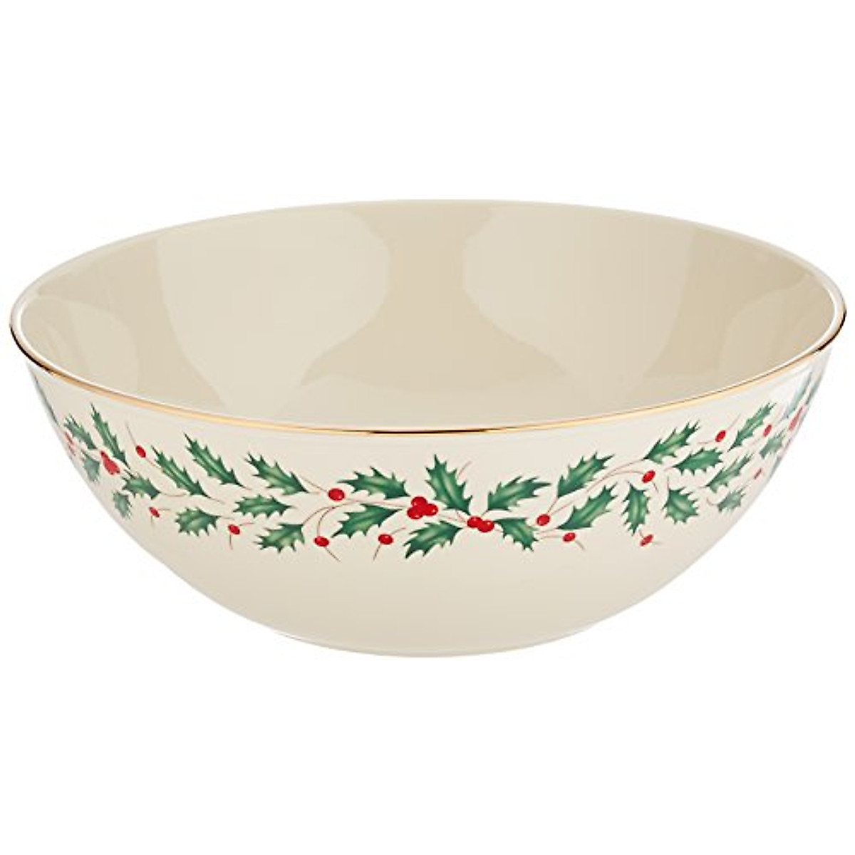 Lenox Holiday Large Bowl Red & Green, 3.95 LB
