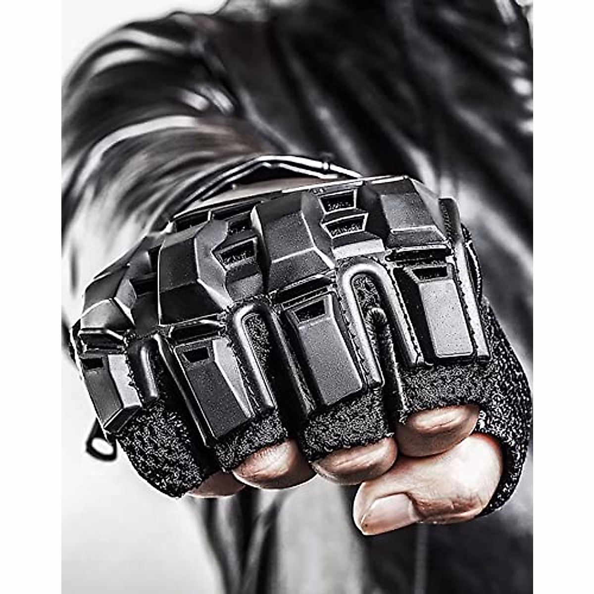 MFCT Tactical Techwear Gloves for Men (Black1, Large)