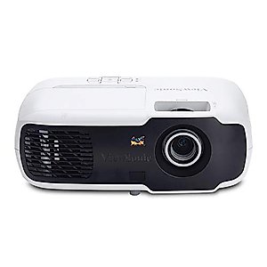 ViewSonic PA502S 3500 Lumens High Brightness SVGA Projector for Home and Office with HDMI and Optical Zoom,Black/white