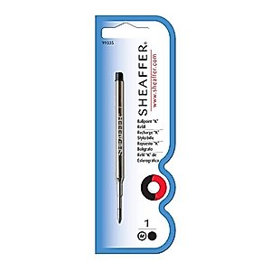 Sheaffer® "K" Ballpoint Black Medium Refill
