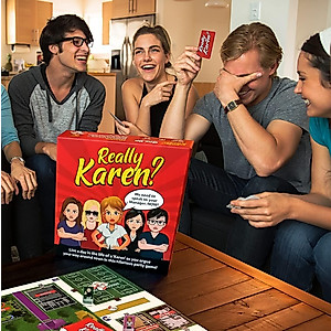 Really Karen? Board Game - Become a Karen as You Argue Your Way Around Town in This Hilarious Party Game. Ages 14 and up.