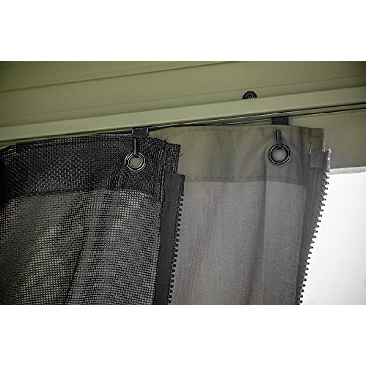 Sojag Accessories Set of 4 12' x 14' Curtains for Messina and Mykonos Outdoor Gazebo Models, Taupe