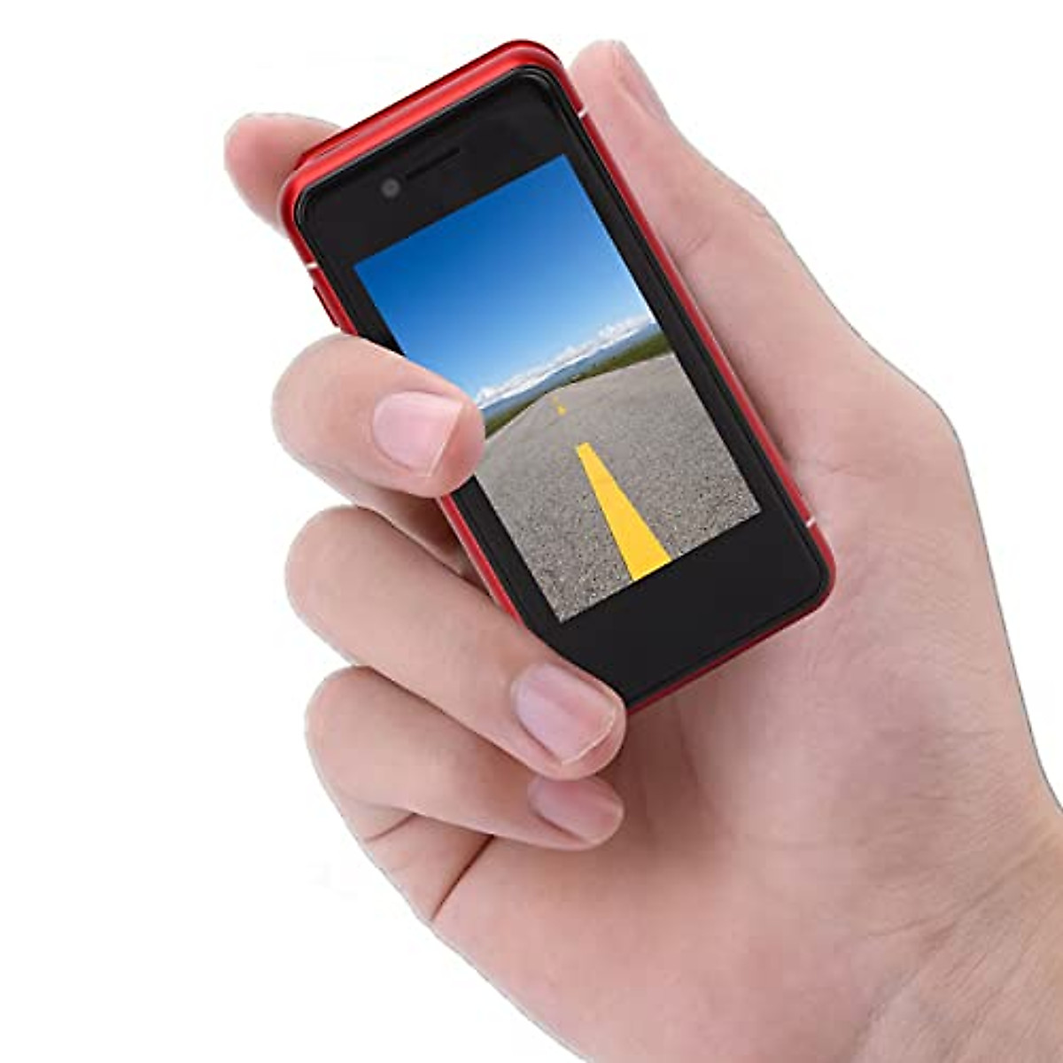 1GB 8GB Smartphone, Mini Cellphone WiFi 5MP Rear Camera 3G for Children (Red)