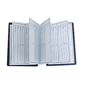 Wallet Size Magnetic Phone Book, 3.50" x 2.50", 1 Silver
