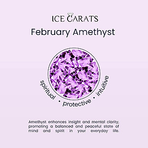 IceCarats 925 Sterling Silver 18 inch Vintage Checkerboard Cut Oval Purple Amethyst Diamond Chain Necklace Gemstone Pendant Charm