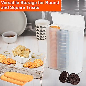Home-X Convenient Cracker and Cookie Keeper. 3 Rows