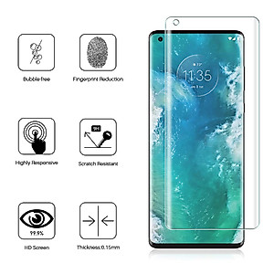 MP-MALL 3-Pack Screen Protector Designed for Motorola Moto Edge Plus, Motorala Edge+, Self Healing Flexible TPU Film HD Clear