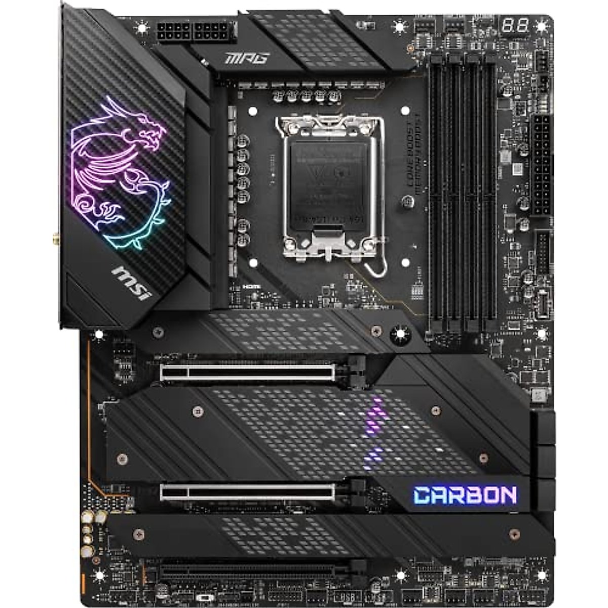 MSI MPG Z690 Carbon WiFi Gaming Motherboard (ATX, 12th Gen Intel Core, LGA 1700 Socket, DDR5, PCIe 4, CFX, M.2 Slots, Wi-Fi 6E)
