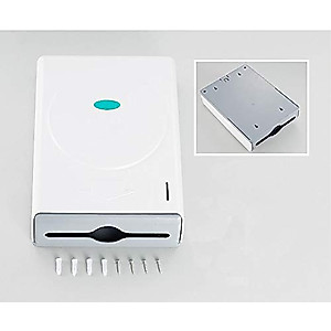 Paper Towel Dispenser Wall Mount, C Fold Paper Towel Dispenser, Multifold Towel Dispenser for Home and Commercial Use, Bathroom Tissue Holder,White by Cq acrylic