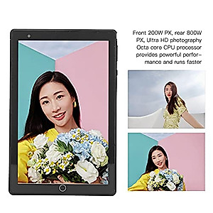 Pomya HD Tablet, 8 Inch Tablet PC, 1920x1200 IPS Calling Tablet, 4GB RAM 64GB ROM Dual Camera, for 10 Study Writing Painting Watching Movies