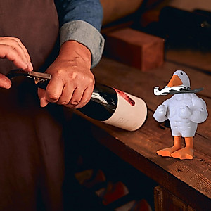 Anywin Desk Goose, Magnetic Key Holder, Funny Goose Duck Magnets Statue for Table Home Tool Room Decor, Kawaii Aesthetic Funny Sculpture Bedroom Decor Housewarming Gifts for Women Men