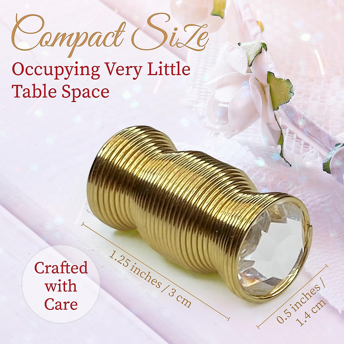 Ideikis 40Pcs.Multipurpose /Place Card Holders/ Table Name Card Holder/ Small Size Table Card Holder/ Menu Clips/ Gold Table Card Holder/ Mini place card holders/ Wedding/Anniversary/ Birthday /Party