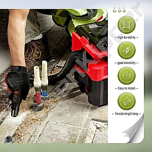 14-37-0016 Hose Assembly Compatible with Milwaukee 0970-20 M18 Fuel 18V PACKOUT Vacuum Cleaner, Internal storage is suitable for wet or dry suction