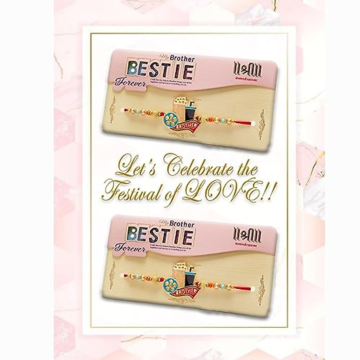 Embrace the Bond of Love: Exquisite Rakhi Collection for Cherished Siblings - Celebrate the Joyous Raksha Bandhan Tradition with Our Handcrafted Rakhi Designs | Rakhi for Brother and Bhabhi | Raksha Bandhan Rakhi | Bhaiya Bhabhi Rakhi | Rakhi Set