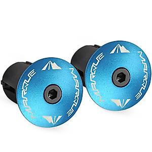 Marque Alloy Enz Handle Bar End Plugs – 2PCS per set (Blue)
