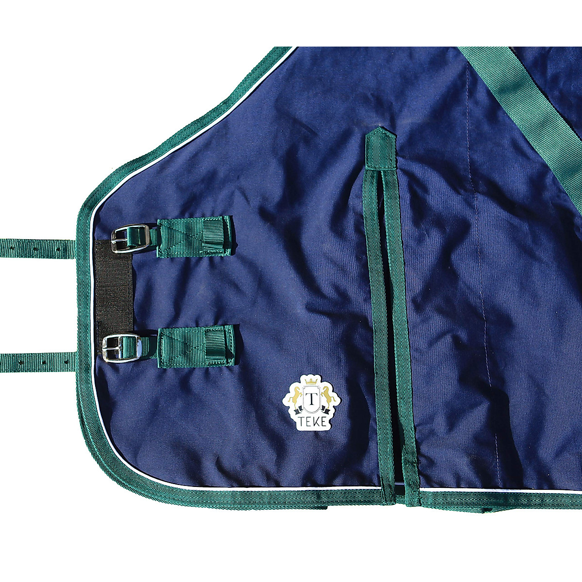 T TEKE Deluxe Horse Canvas Sheet for Snug and Clean in Stable, or as a Blanket Liner. (Size Range 51"-87" Including Mini Horse)