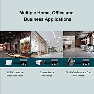 Gigabit PoE Injector Adapter, PoE+ Injector 30W, IEEE 802.3af/at Replace for Ubiquiti U6 AP U6-LR, U6-LITE & U6-PRO U-POE-at POE-48-24W-G,TP-Link TL-POE160S TL-POE150S, TL-PoE4824G, TRENnet TPE-115GI