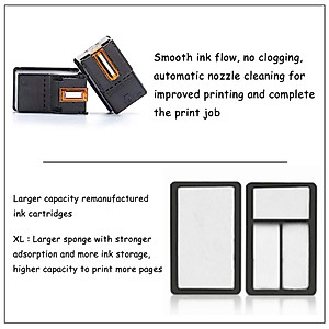 Compatible for HP 804XL Ink Cartridges Combo Pack Black Tri-Color High Yield Printer 804XL Ink Cartridge for HP Envy 5540 Officejet 5740 Printer